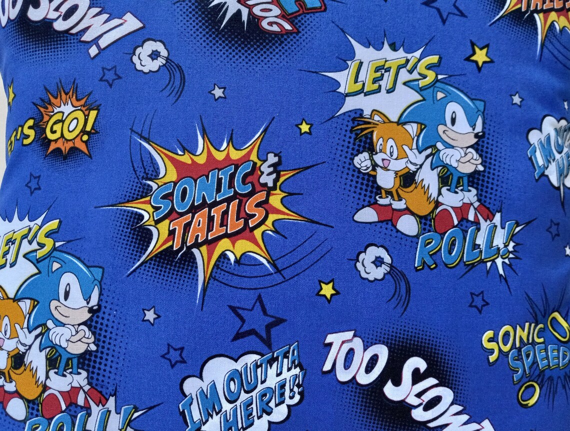 Sonic & Tails Pillow Cover Sonic the Hedgehog 14x14 - Etsy
