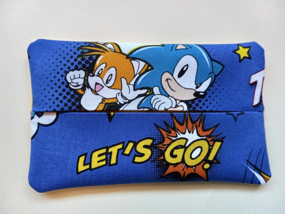 Sonic and Tails Pocket Tissue Holder - Etsy
