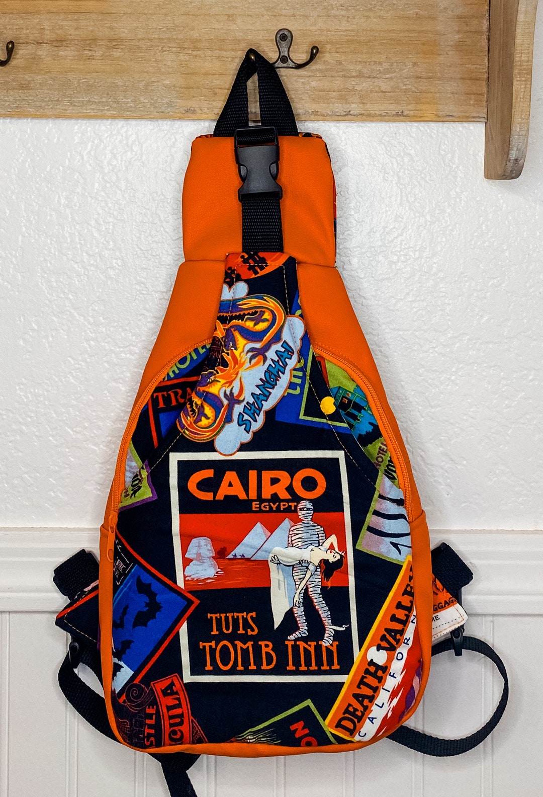 Halloween Cairo Mummy Sling Bag Backpack - Etsy