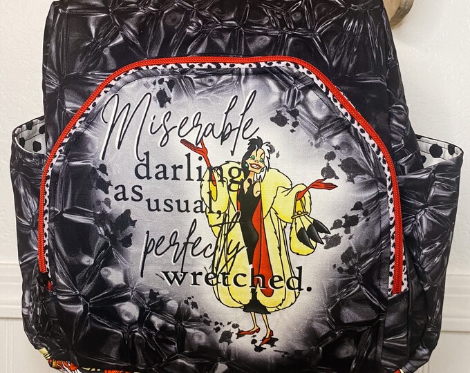 Cruella Dalmatian Backpack - Etsy