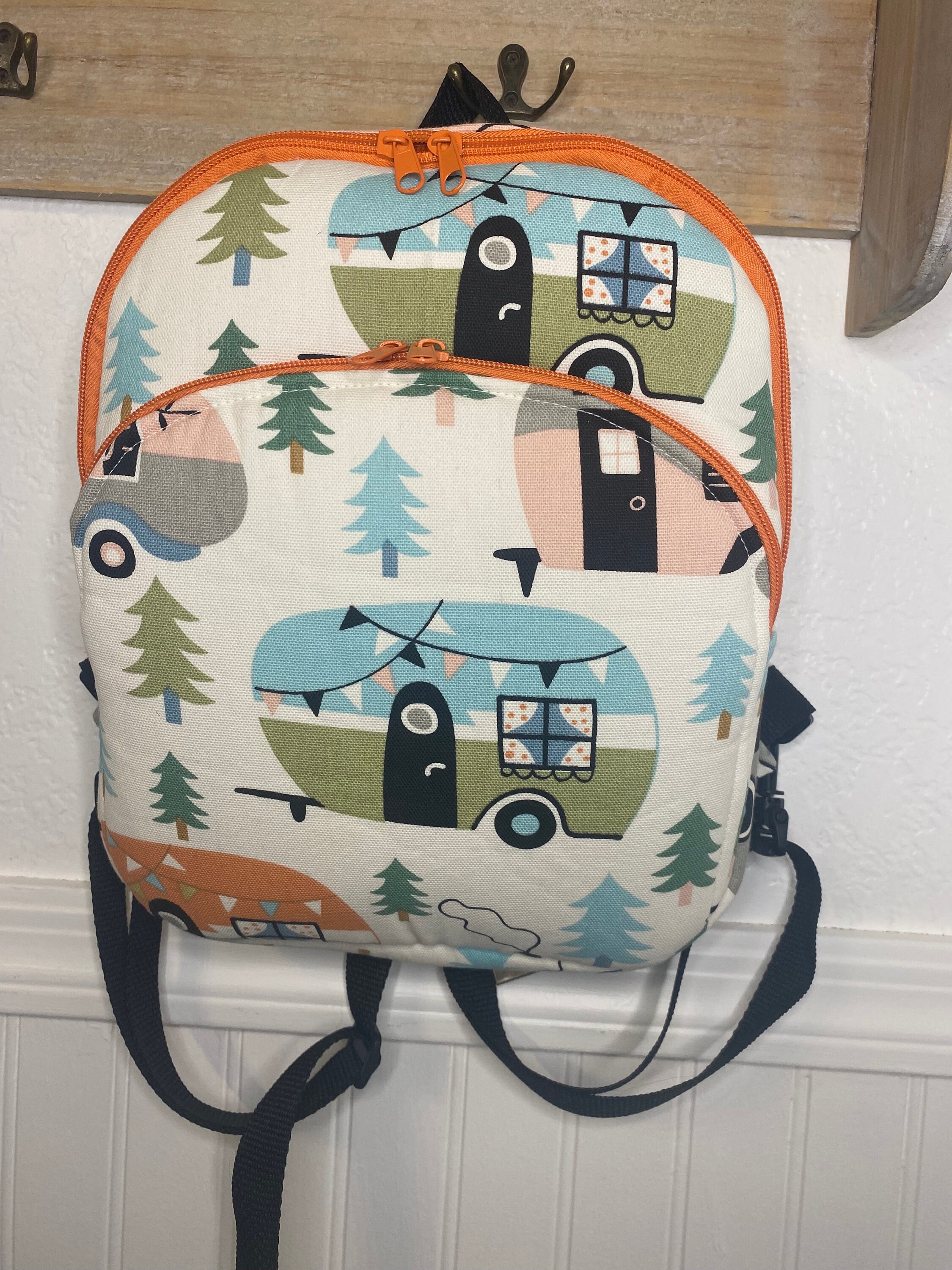 Vintage Camper Trailer Backpack Purse Bag - Etsy