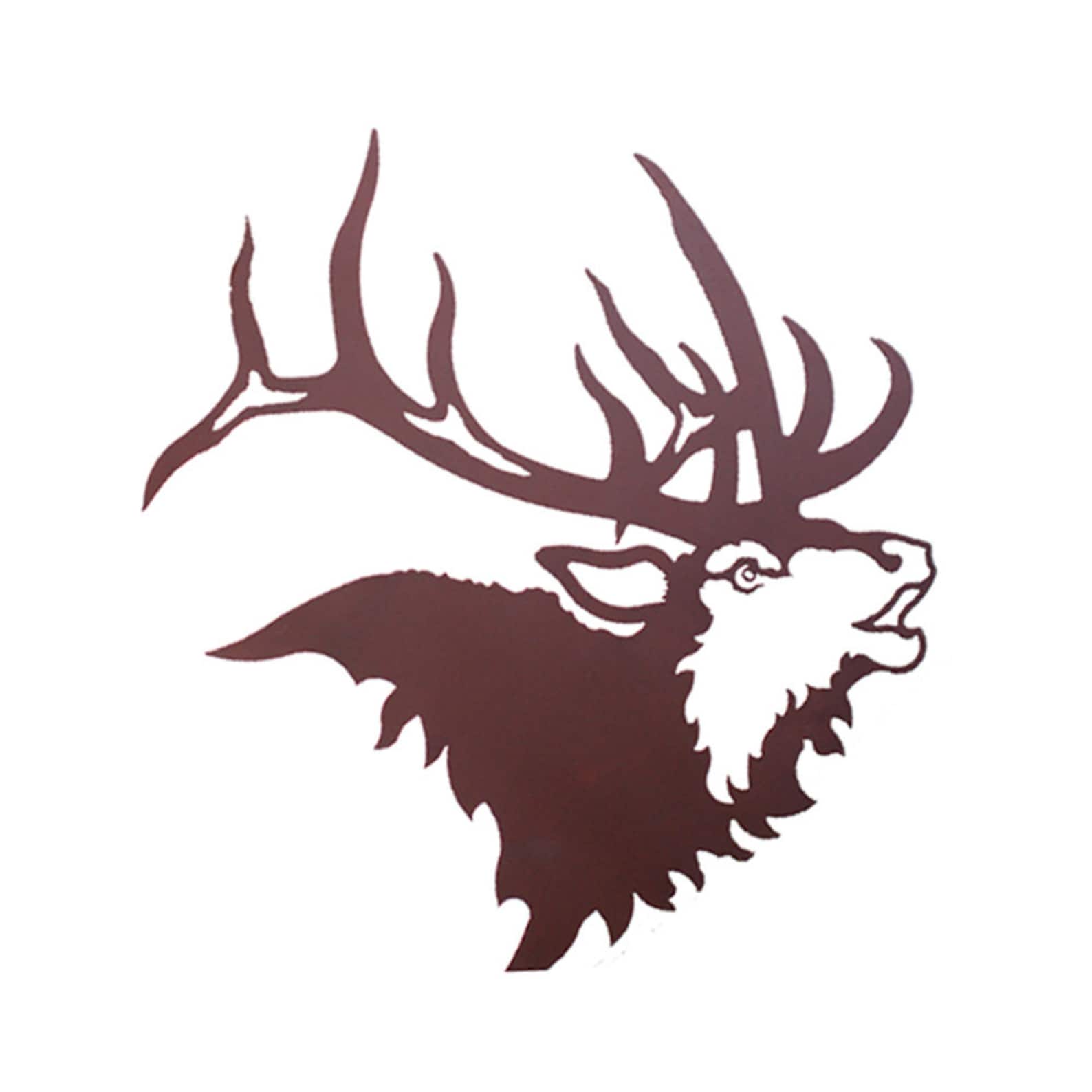 Elk Head Plasma Cut Wall Art Mural - Etsy