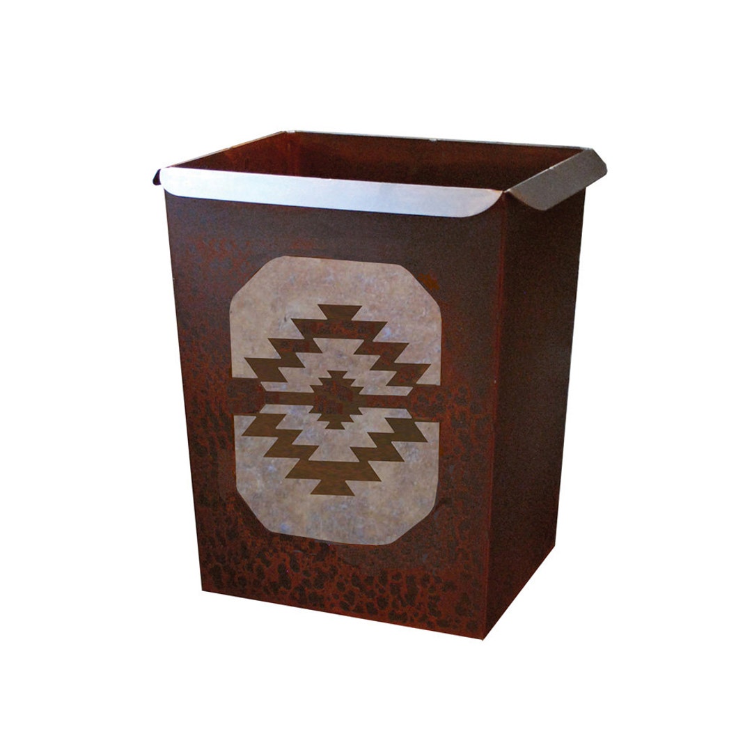 Desert Diamond Navajo Design Waste Basket/ Garbage Can - Etsy