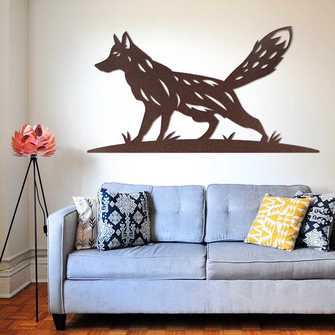 Redtail Fox Wall Art - Etsy