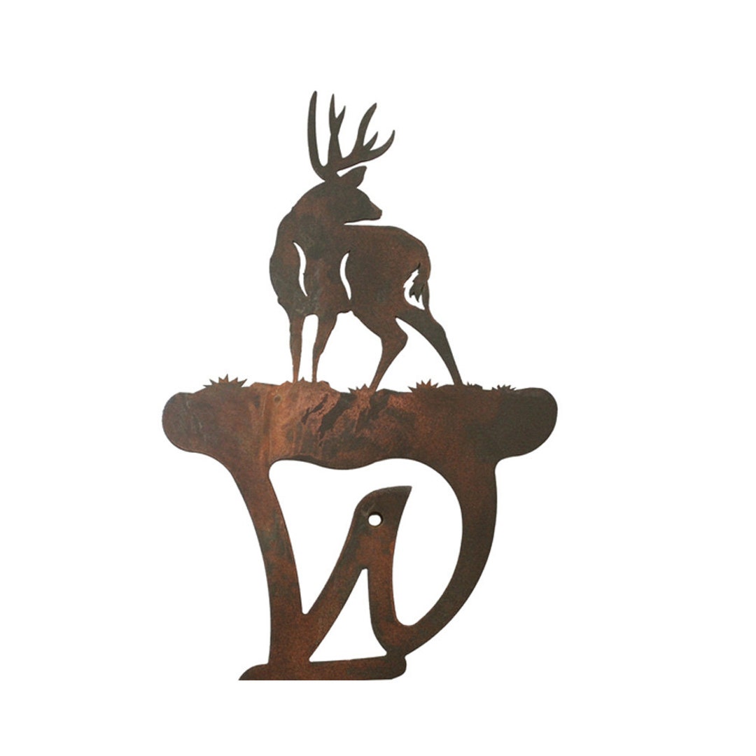 Mule Deer Steel Welcome Sign Vertical - Etsy
