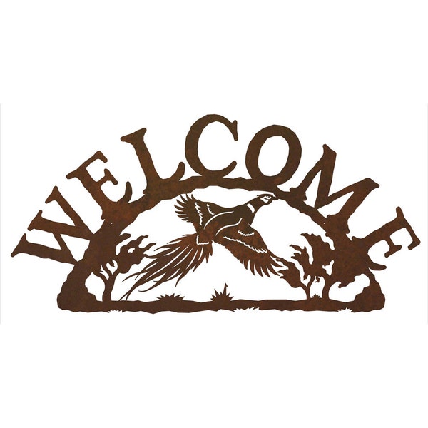 Steel Welcome Sign - Etsy