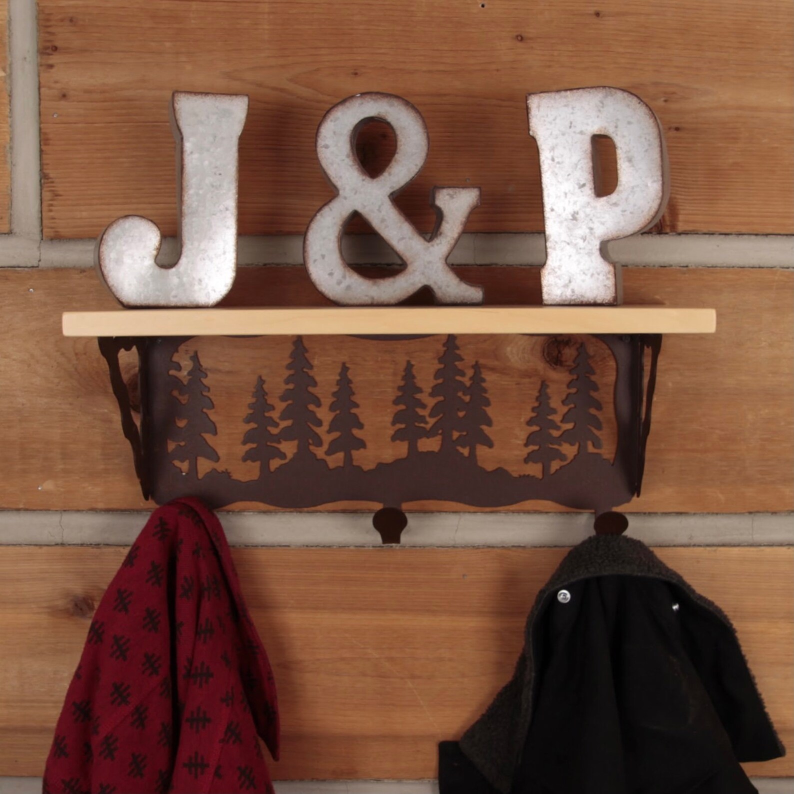 Pine Forest Hook Shelf - Etsy