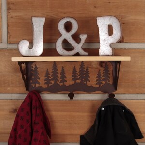 Pine Forest Hook Shelf - Etsy