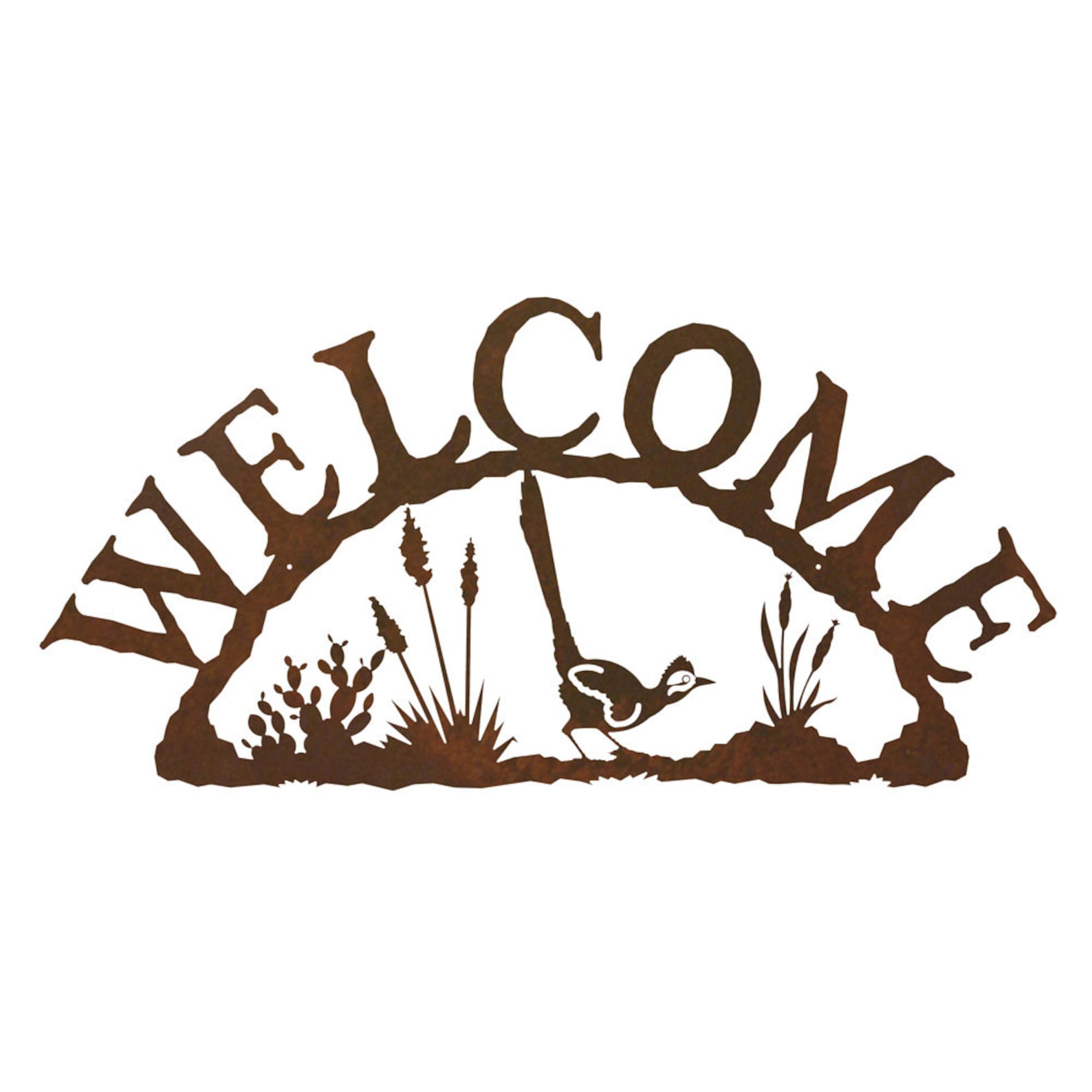 Road Runner Steel Welcome Sign - Etsy