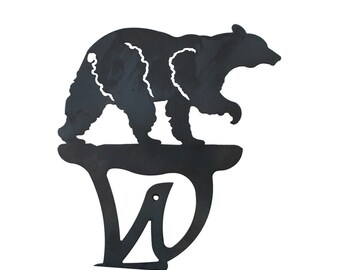 Vertical Bear Welcome Sign - Etsy