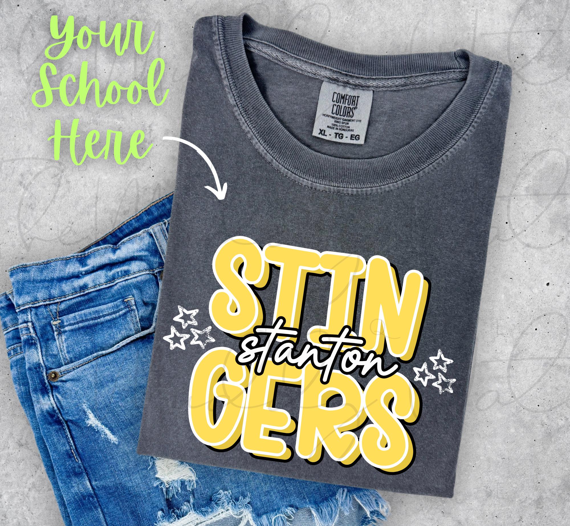 Custom School Spirit PNG Design | Personalized With Your School Name ...