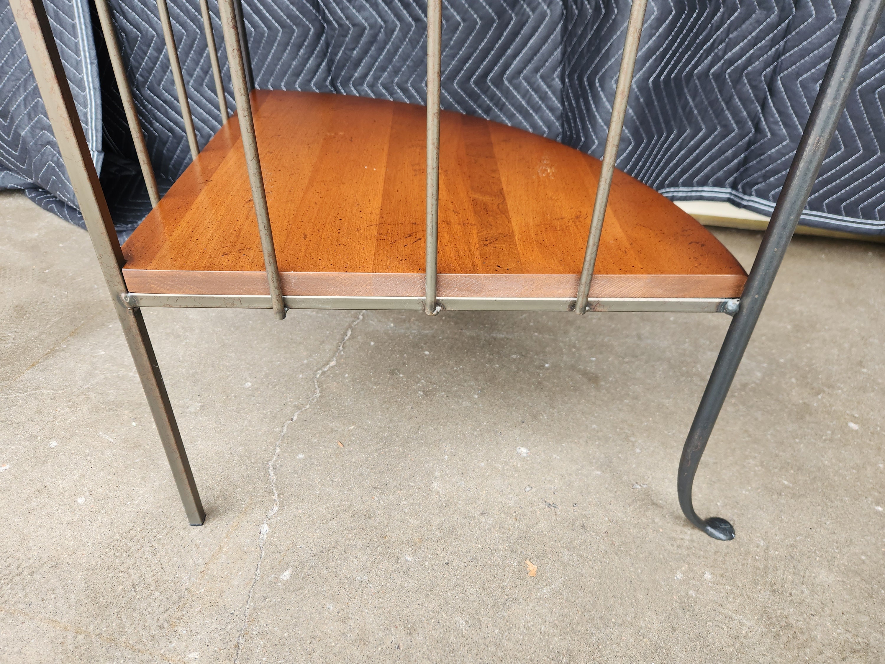 Charleston Forge Handmade Iron & Maple Corner Shelving Made in USA ...