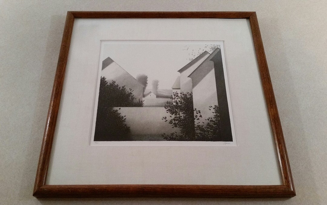 Vintage Robert Kipniss Lithograph Signed & Numbered Mid Century ...