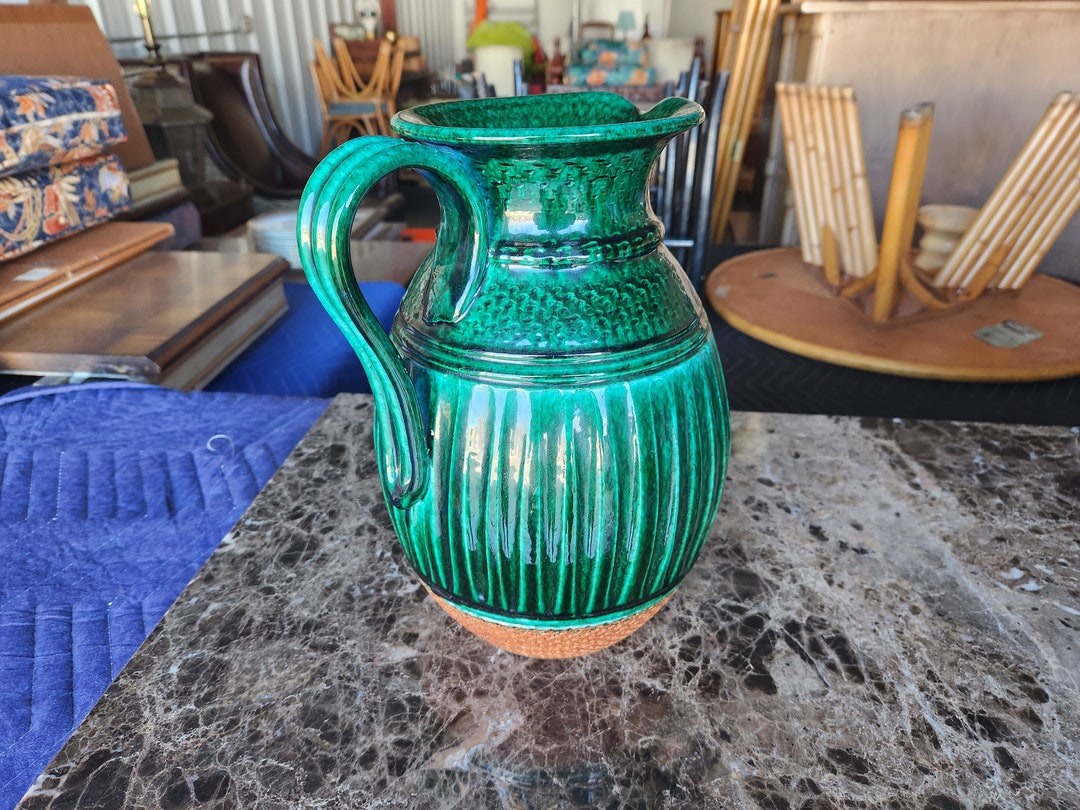 Vintage Ethan Allen Bitossi Large Ceramic Pitcher 12"h Made in Italy ...