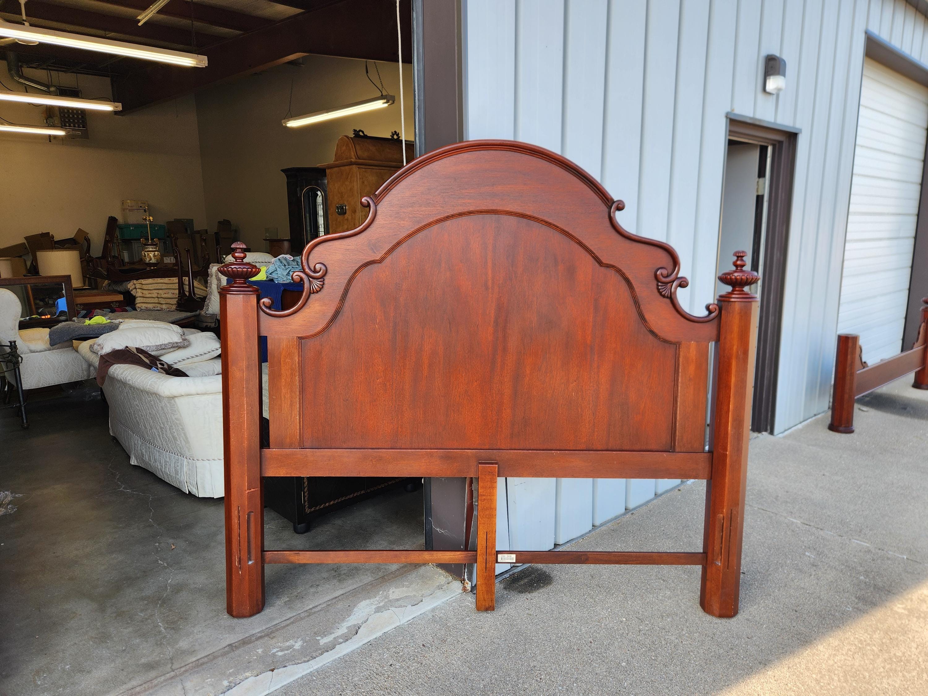 Lexington Furniture Mahogany King Bed Frame "vestiges" Collection Solid ...