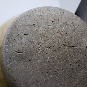 Mark Chamberlain Large Stoneware Vase 12.5"t Well Known Iowa Artist ...