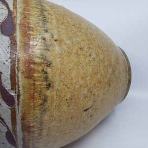 Mark Chamberlain Large Stoneware Vase 12.5"t Well Known Iowa Artist ...