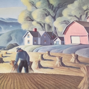 Vintage 1950's Dale Nichols Lithograph "summer's Bounty" Listed ...