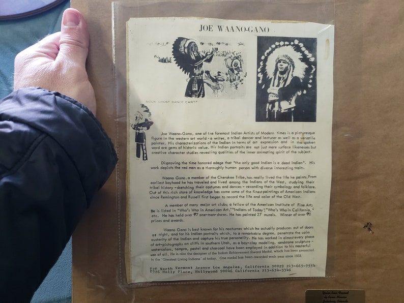 Vintage 1970's Joe Waano-gano Original Oil Painting Mid - Etsy