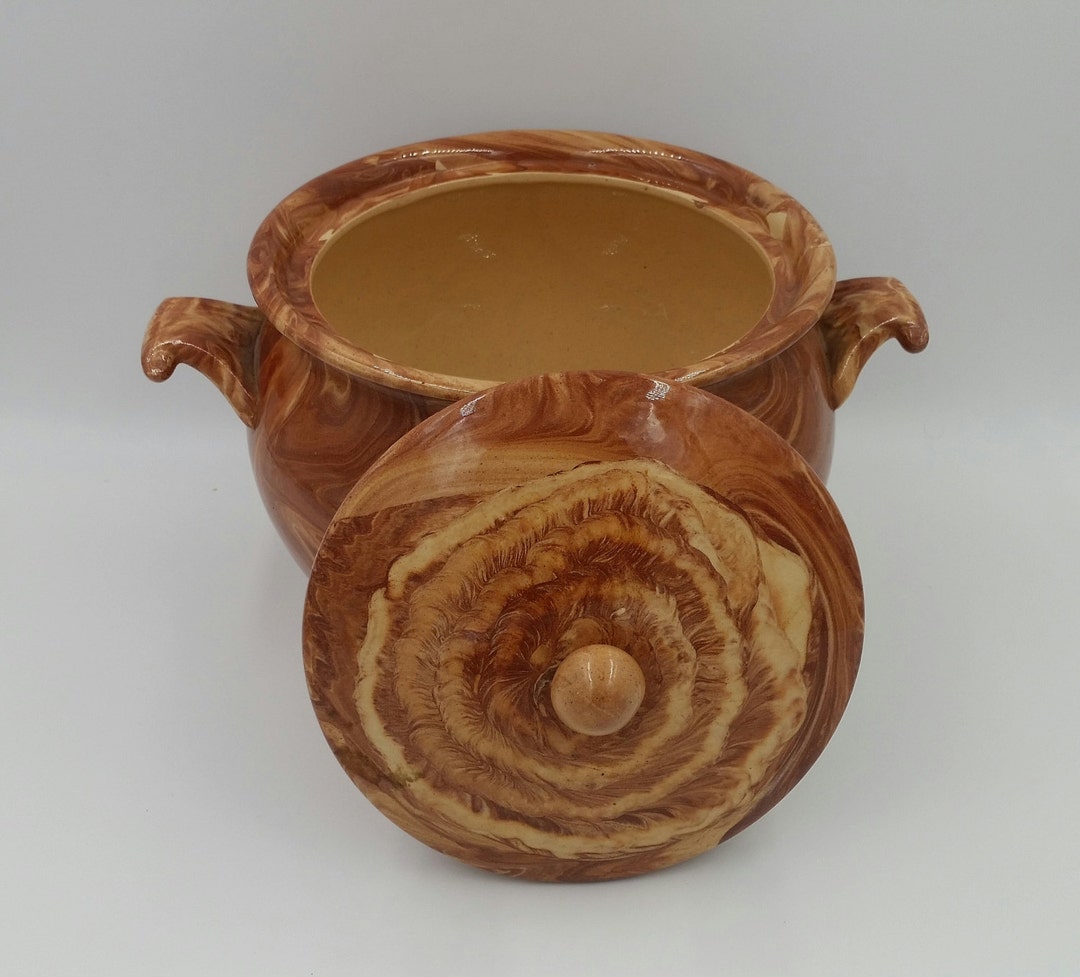 Vintage Emil Cahoy Pottery Lidded Soup Tureen Mid Century South Dakota ...