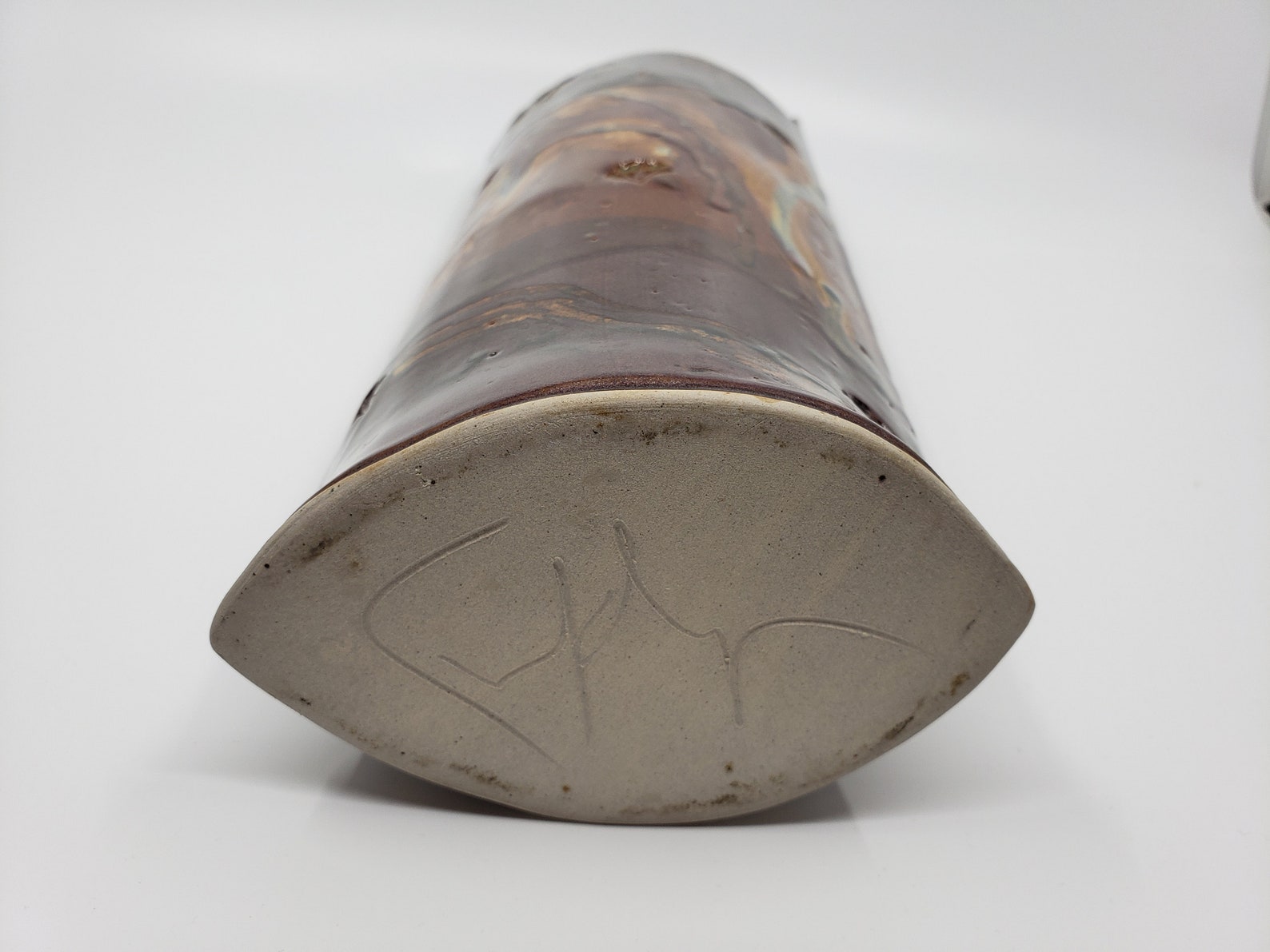 Vintage Ovoid Art Pottery Vase 12t Beautifully Layered - Etsy