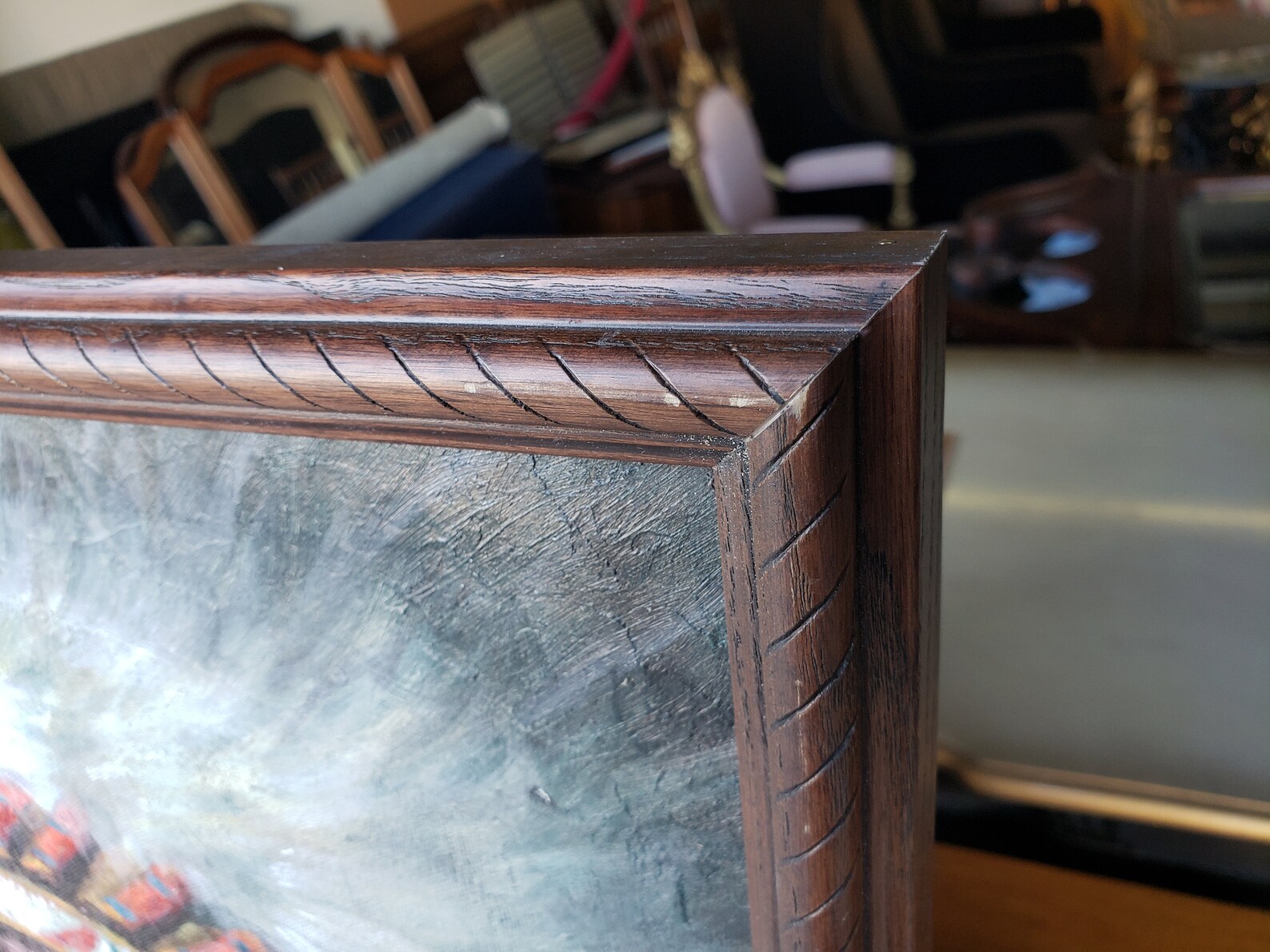 Vintage 1970's Joe Waano-gano Original Oil Painting Mid - Etsy