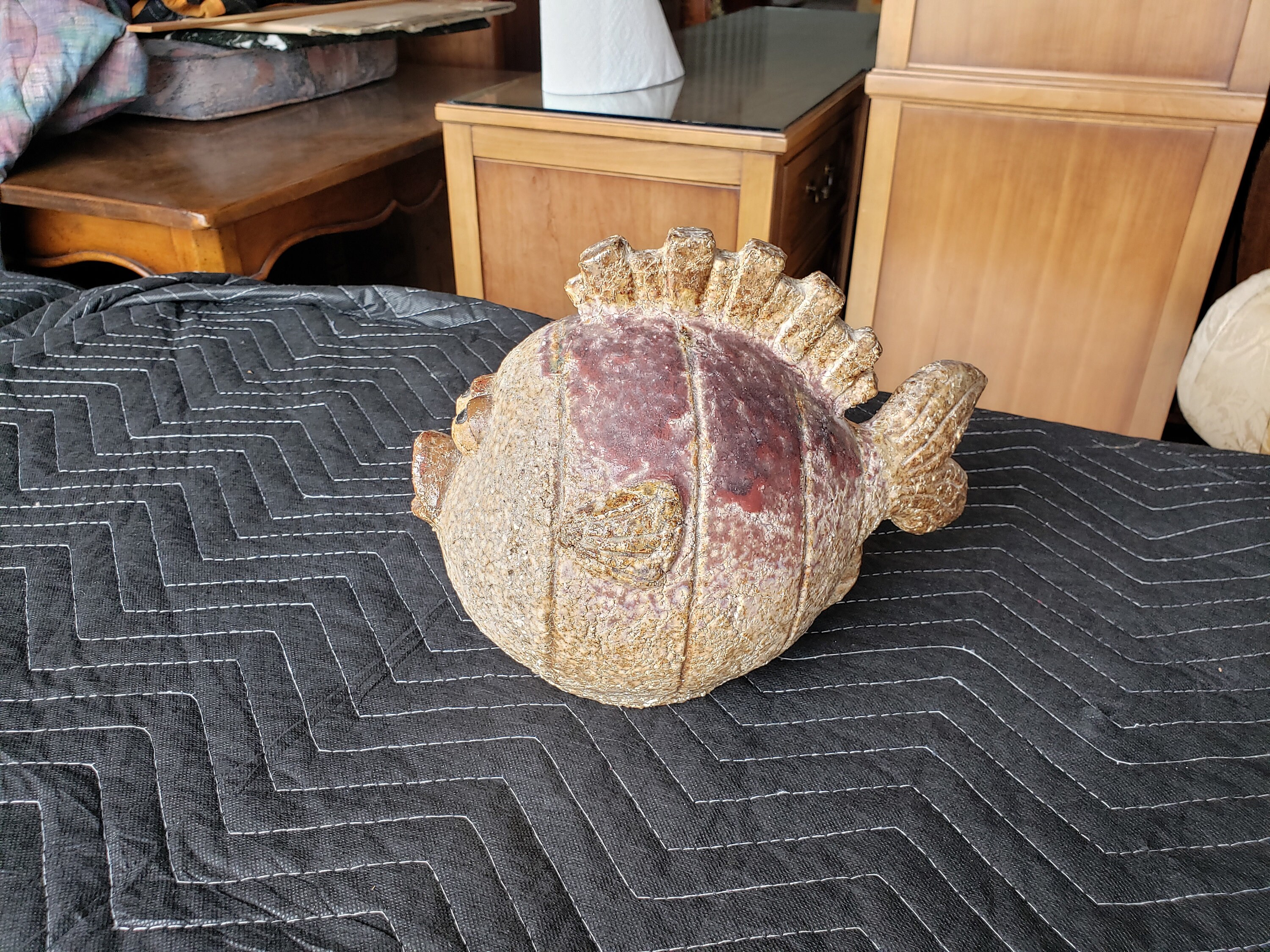 Vintage 1960's Studio Pottery Large Fish Mid Century - Etsy