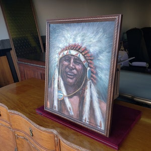 Vintage 1970's Joe Waano-gano Original Oil Painting Mid Century Listed ...