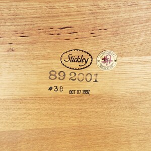 Stickley Mission Style Coffee Table Solid Oak & Iron Outstanding ...