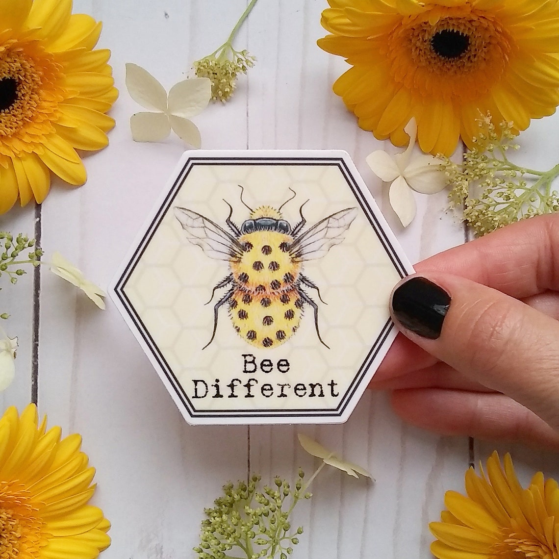 Bee Different sticker bee sticker bumblebee sticker vinyl | Etsy