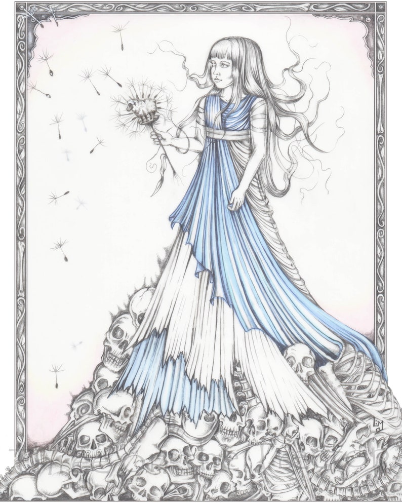 Dark Whimsy Illustration Surreal Art Print Pencil Drawing - Etsy Canada