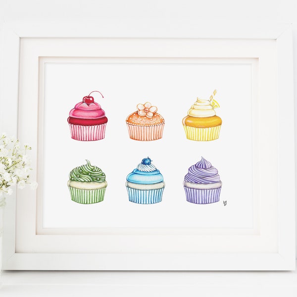 Cupcake Art Prints - Etsy