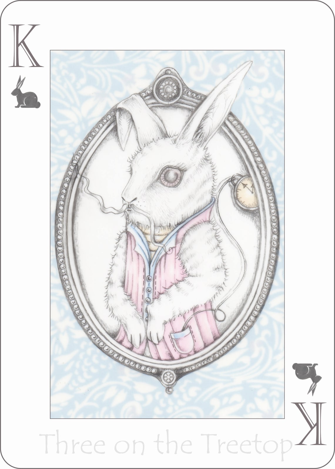 White Rabbit Illustration White Rabbit Drawing Alice in | Etsy