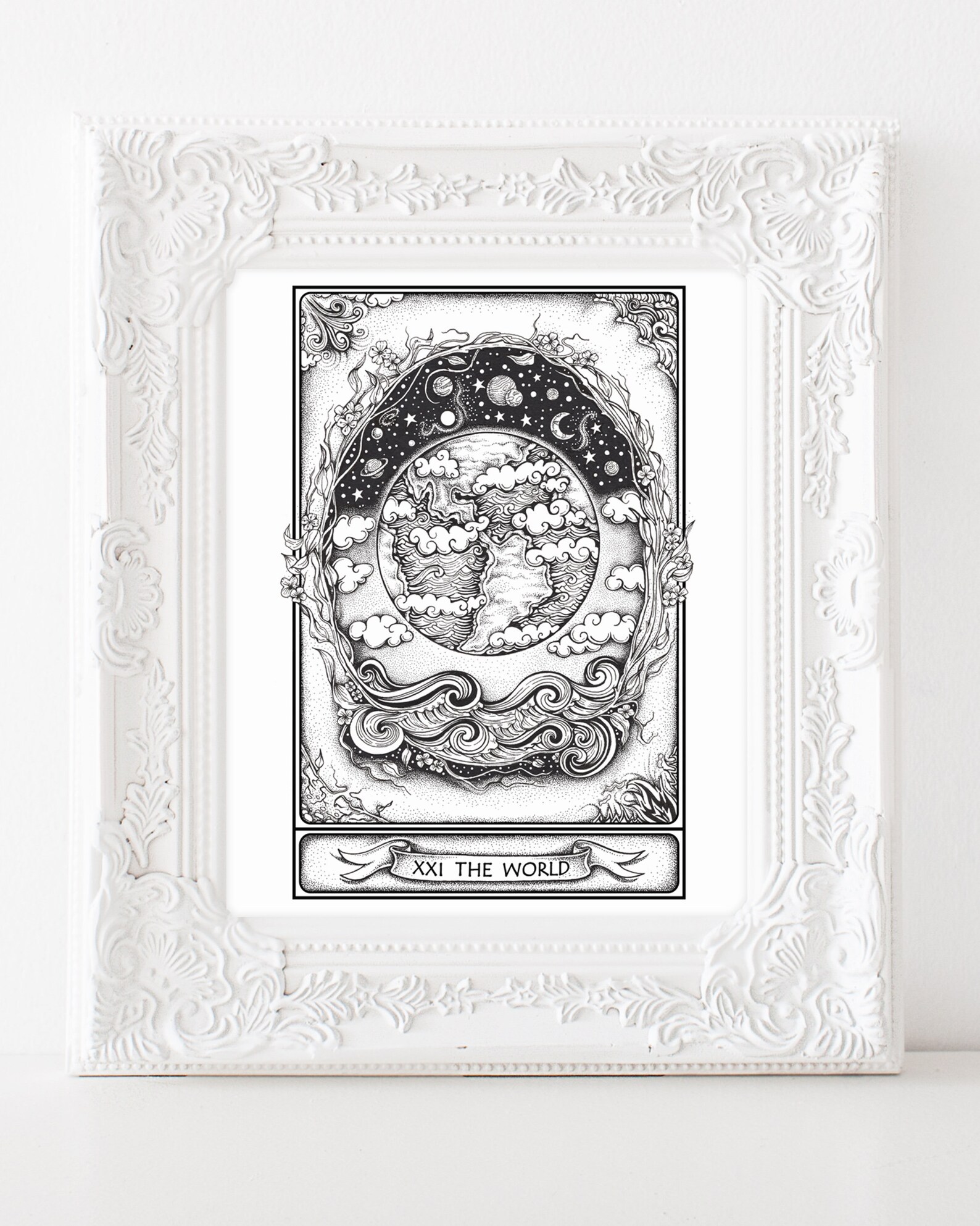 Tarot Print Tarot Card Art Tarot Wall Art Framable Wall | Etsy