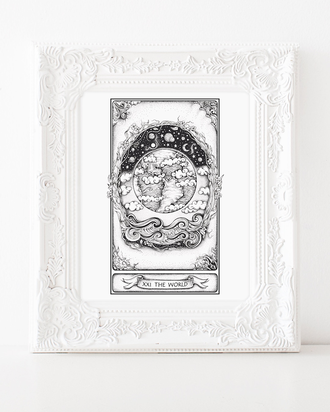 Tarot Print, Tarot Card Art, Tarot Wall Art, Framable Wall Art, Art for ...