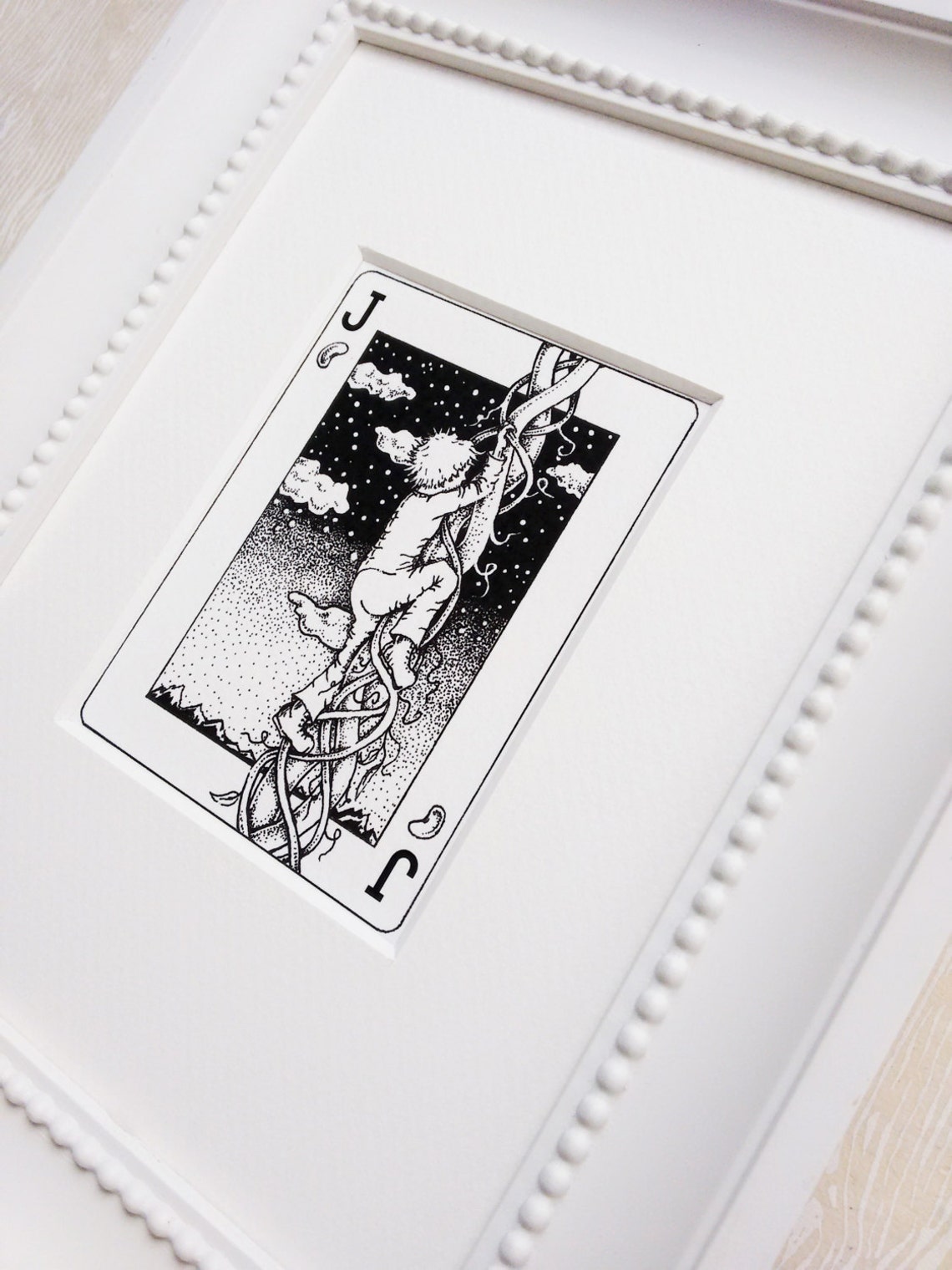 Jack and the Beanstalk art Jack and the Beanstalk print | Etsy