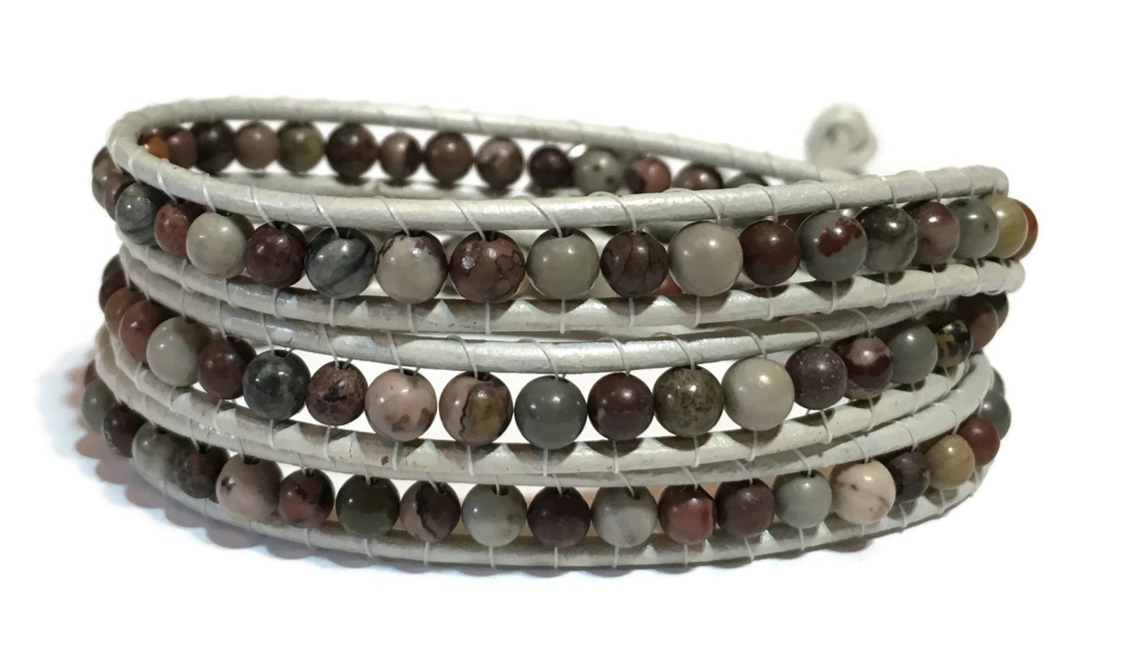 Jasper Bracelet / Chan Luu Style Wrap Bracelet / Healing - Etsy