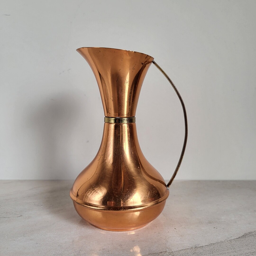 Peerage Copper Pitcher Vase Vintage English Metal Home Decor - Etsy