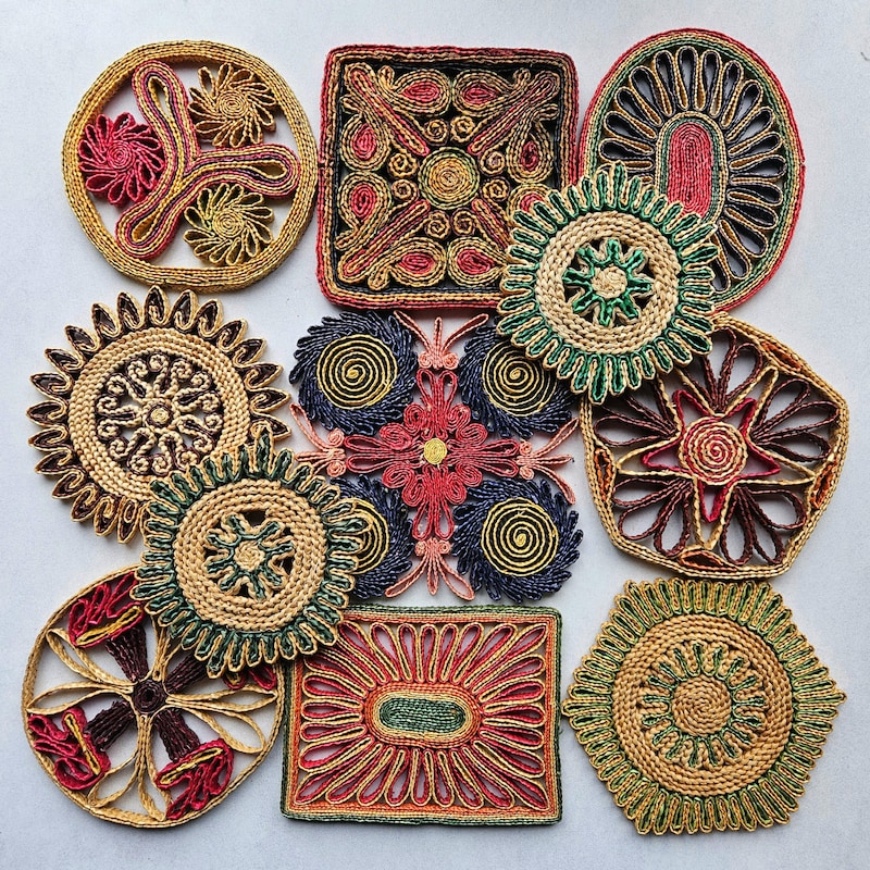 Straw Trivets - Etsy
