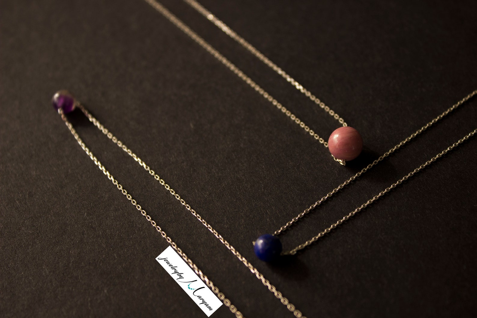 Fine Silver Chain & A Single Bead - Etsy