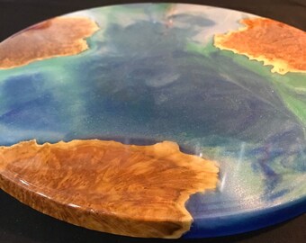 Epoxy resin wall art | Etsy