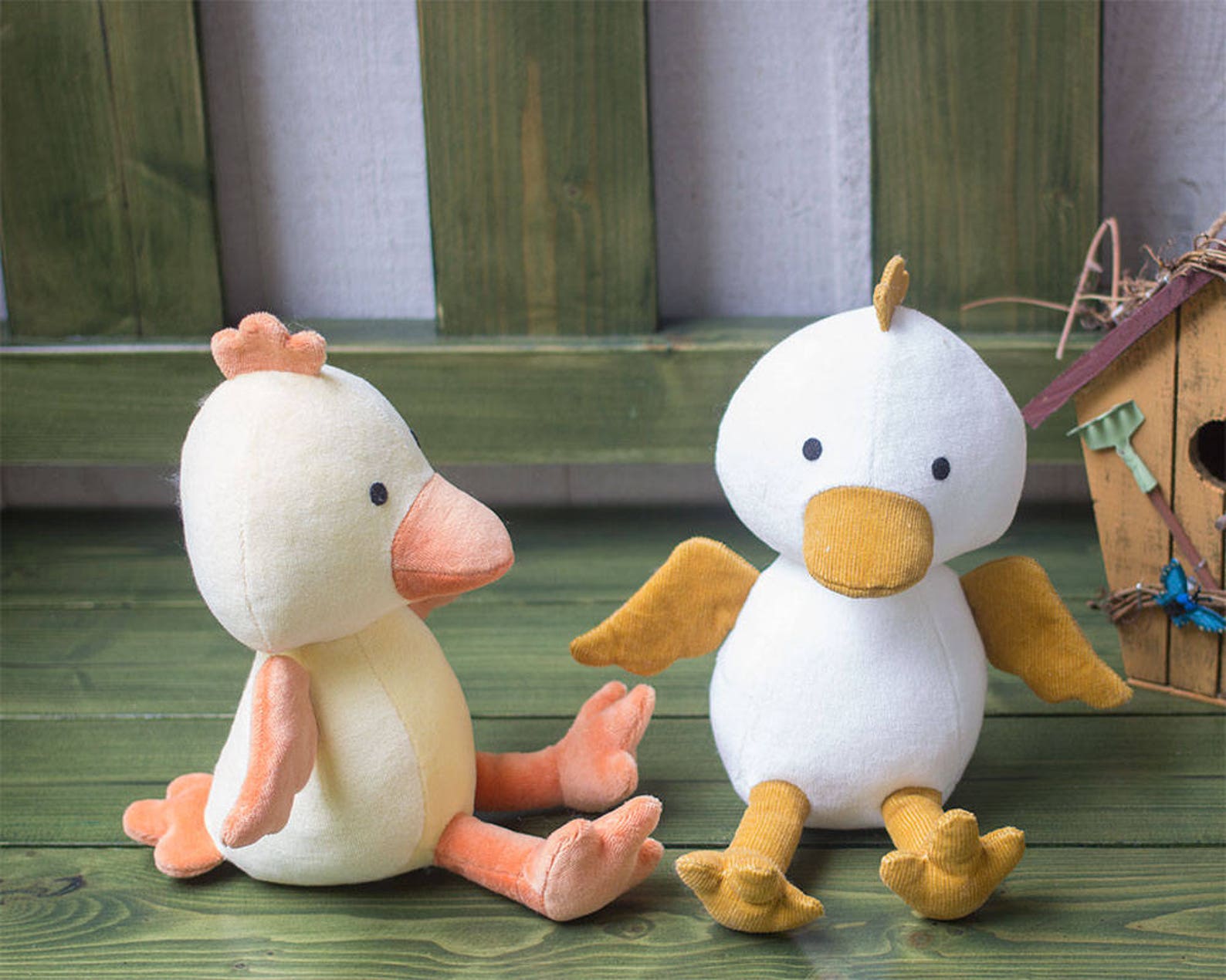 Stuffed Bird PDF Sewing Pattern & Tutorial Stuffed Animals - Etsy