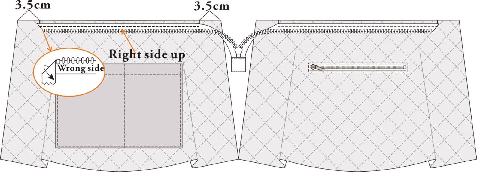 Pleated Tote Bag - PDF Pattern & Tutorial Handbag Fabric Flower Purse ...