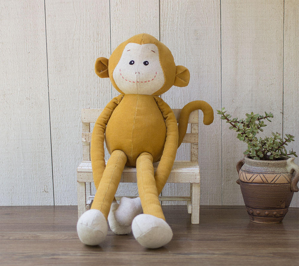 Hugging Monkey PDF Sewing Patterns & Tutorials Stuffed - Etsy