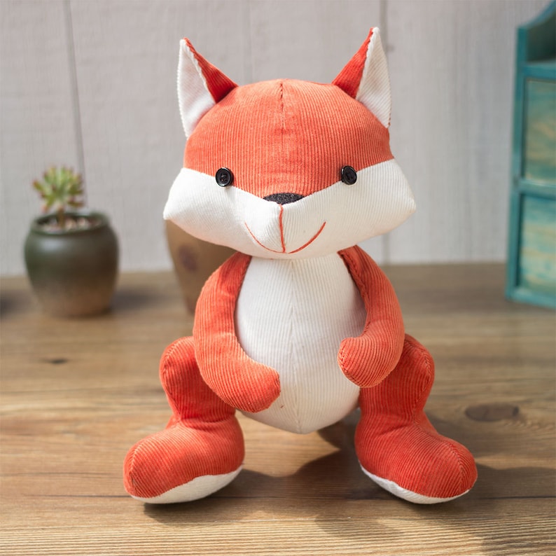 PDF Sewing Pattern & Tutorial Stuffed Fox Stuffed Animal | Etsy
