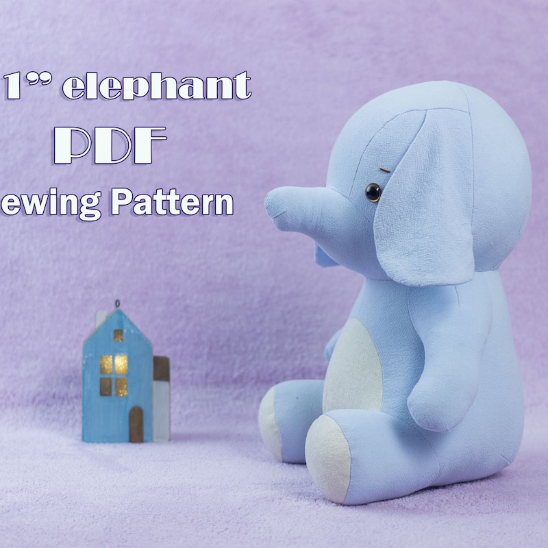 Elephant Sewing Pattern - Etsy