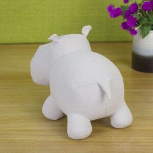 Stuffed Animal - Hippo PDF Sewing Pattern & Tutorial | Sewing Project ...