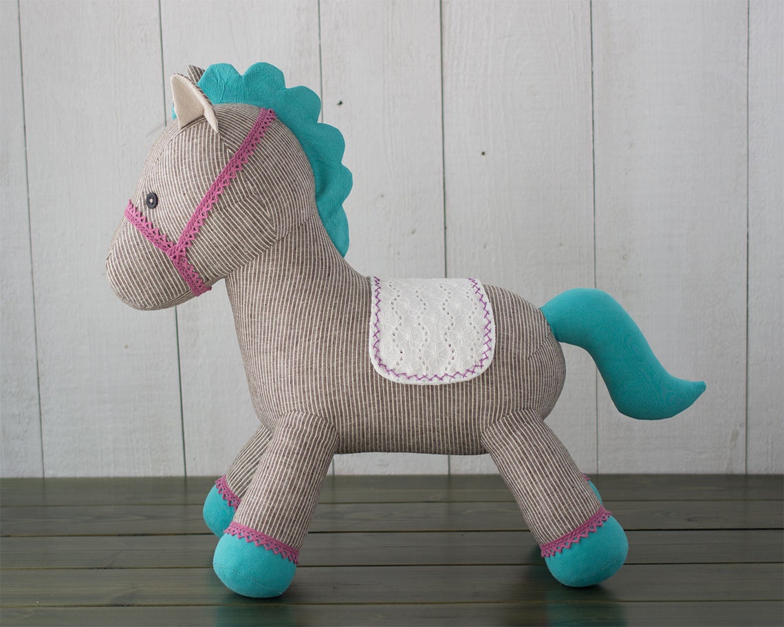 Stuffed Animal Pony PDF Sewing Pattern & Tutorial Stuffed - Etsy