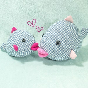 Sexy-lips Fish PDF Sewing Pattern & Tutorial Stuffed Animal - Etsy