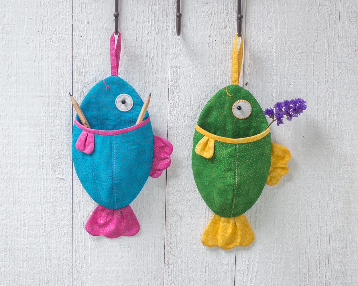 Fish-shaped Wall Pocket Organizer PDF Sewing Pattern Fishy - Etsy
